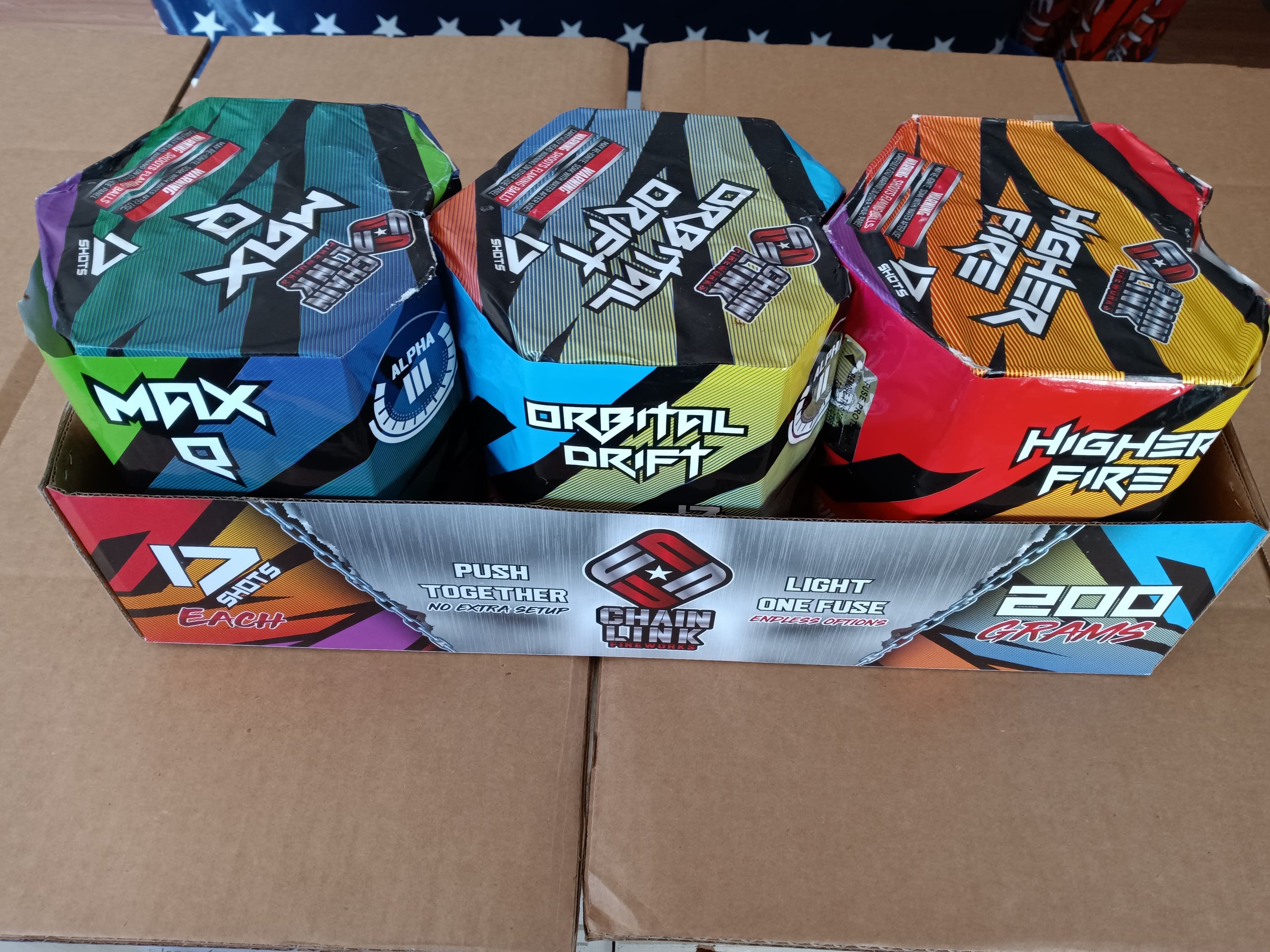 Chain Link exclusive assortment set 3pc alpha set | S&J Fireworks