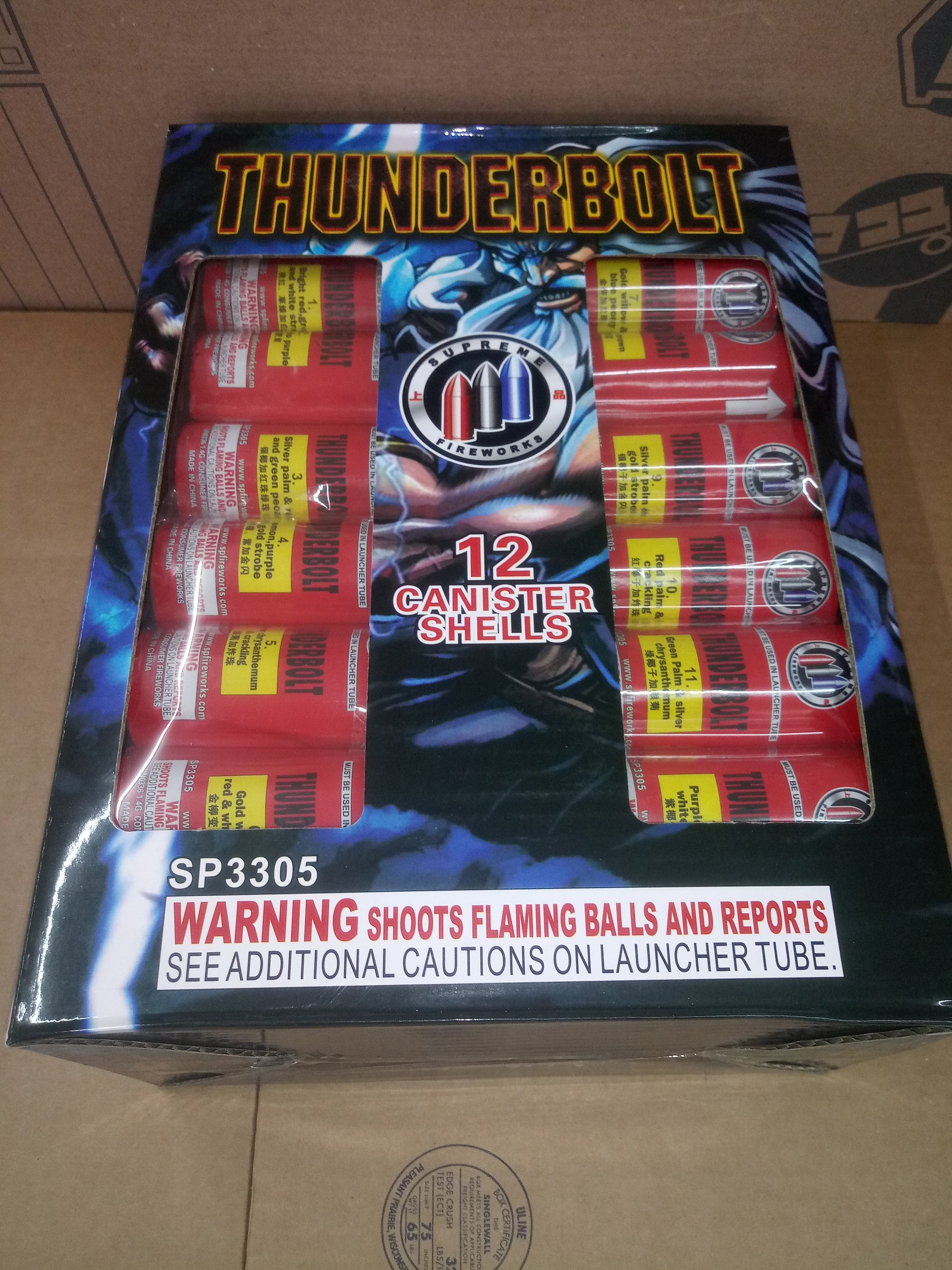 Thunderbolt Canister kit 14106 8lb | S&J Fireworks
