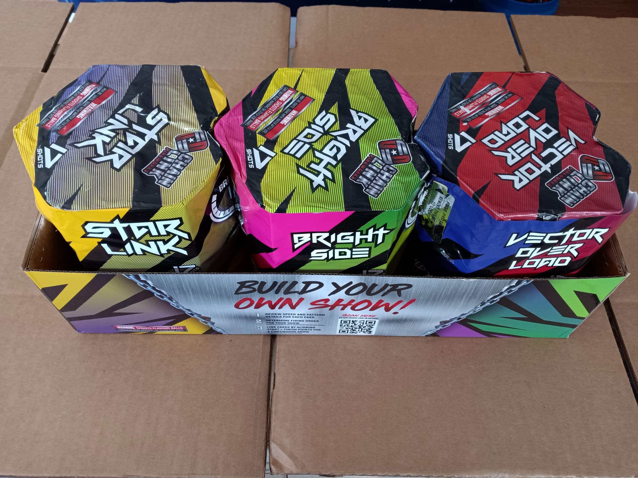 Chain Link assortment 3pc Bravo set | S&J Fireworks