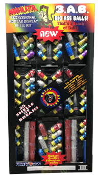 B.A.B. Big A!! Balls artillery kit 85pc | S&J Fireworks