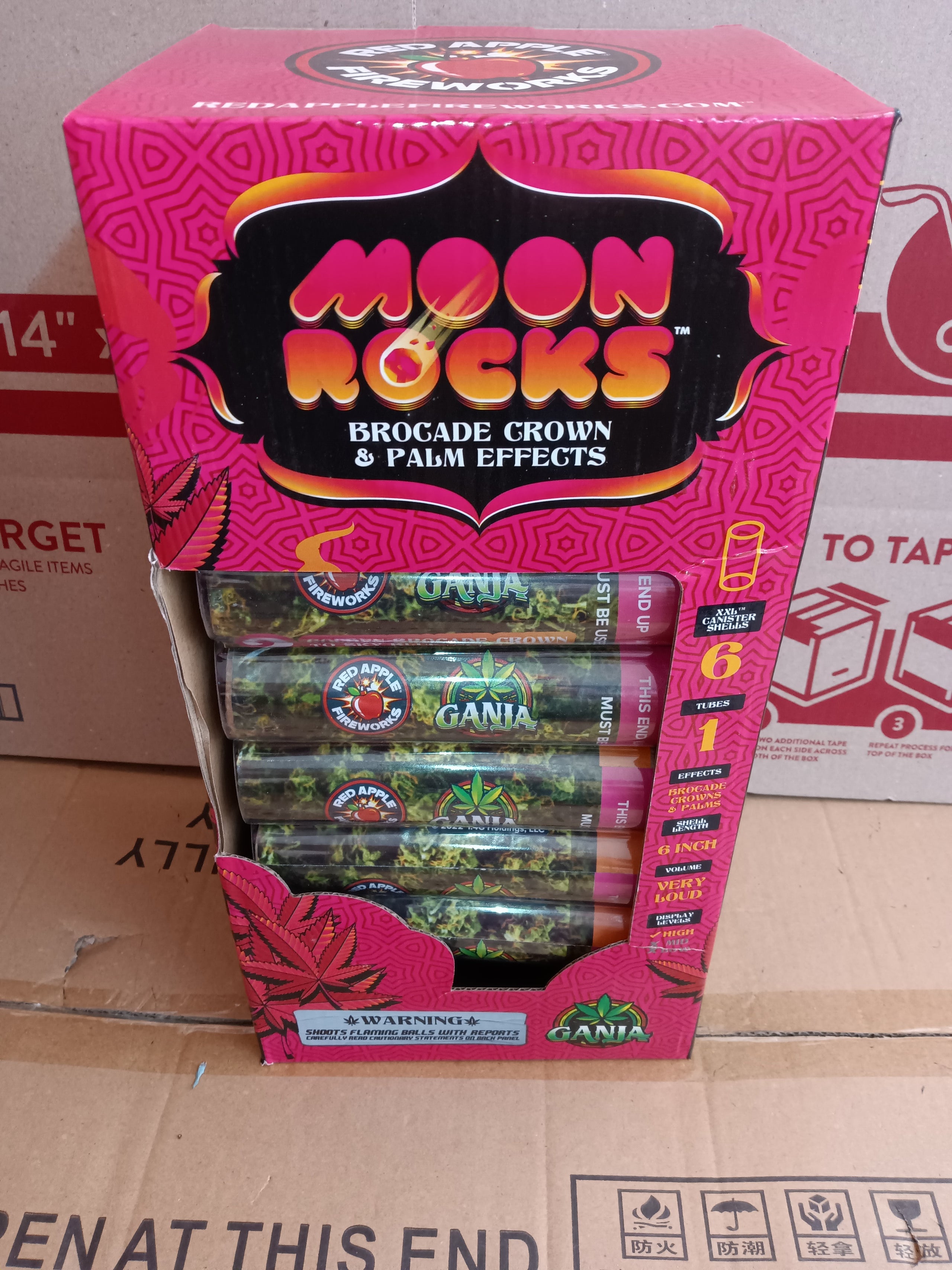 Moon Rocks brocade crown canister kit | S&J Fireworks
