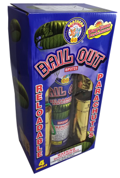 BAIL OUT Parachute Canister kit | S&J Fireworks