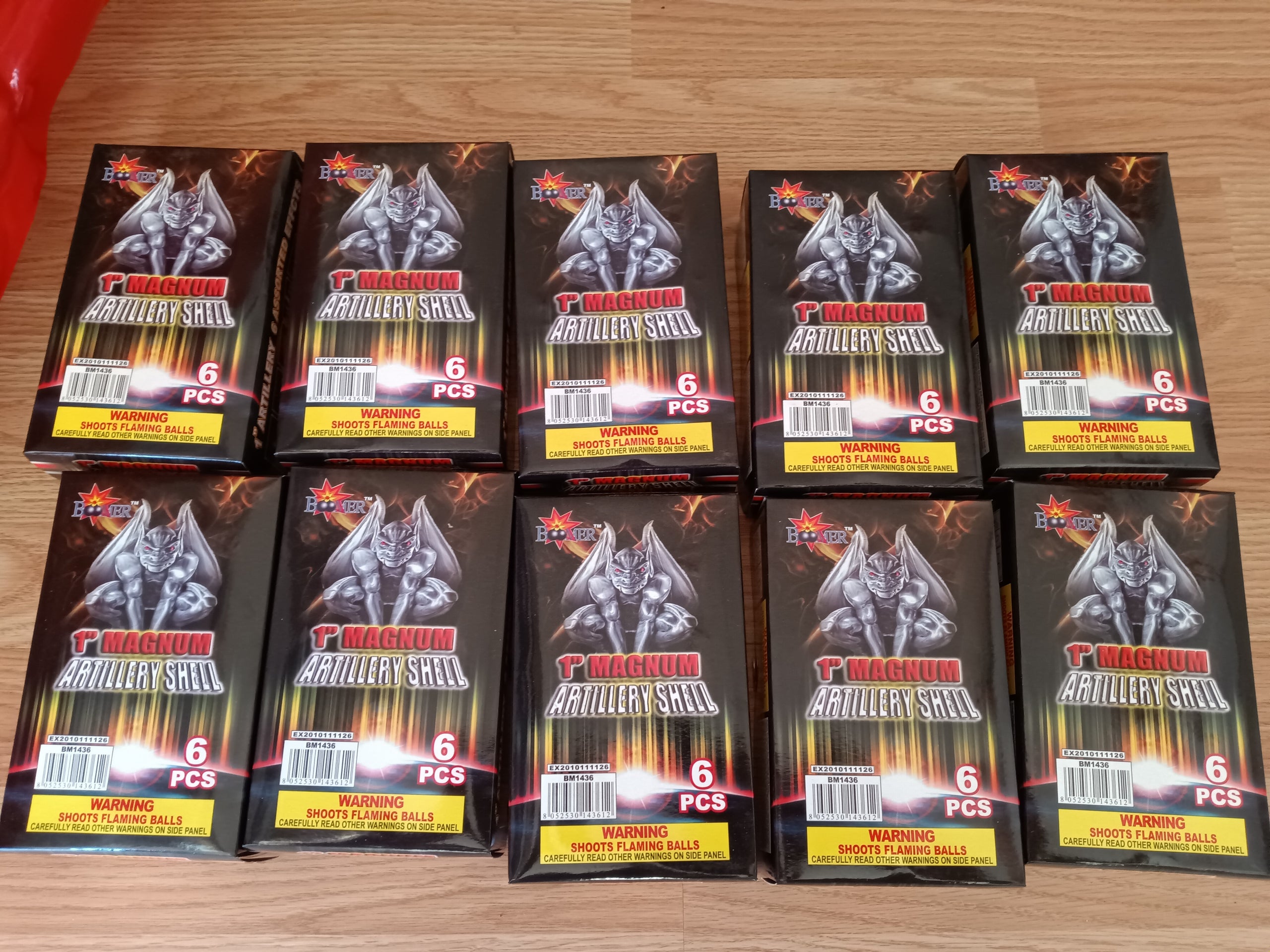 1" Magnum mini artillery shells 10pks | S&J Fireworks